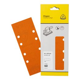 Klingspor PL 31 B Streifen, 93 x 230 mm Korn 120 Lochform GL9, SB-verpackt im Reiter (382748)