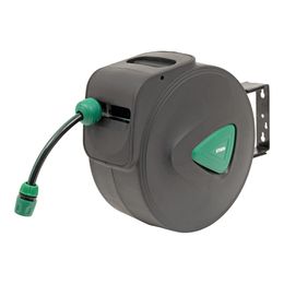 STIER Garten-Schlauchtrommel SGS-300, 30+2 m, mit Spr&uuml;hpistole, Automatik, schwenkbar (904709)