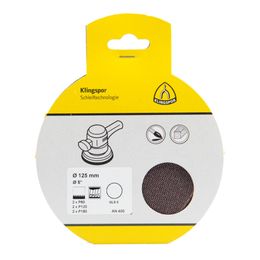 Klingspor AN 400 Gitterscheiben/Dreiecke/Set, 125 mm, SB-verpackt im Reiter (367328)