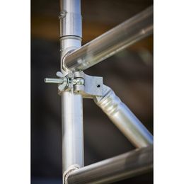 Altrex Fahrger&uuml;st RS TOWER 42 breit mit Safe-Quick , Holzplattform, L&auml;nge 1,85 m, Arbeitsh&ouml;he 10,20 m