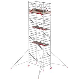 Altrex Fahrger&uuml;st RS TOWER 42 breit, Holzplattform, L&auml;nge 2,45 m, Arbeitsh&ouml;he 9,20 m