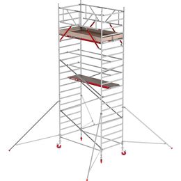 Altrex Fahrger&uuml;st RS TOWER 42 breit, Holzplattform, L&auml;nge 2,45 m, Arbeitsh&ouml;he 7,20 m