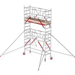 Altrex Fahrger&uuml;st RS TOWER 41 schmal mit Safe-Quick , Holzplattform, L&auml;nge 2,45 m, Arbeitsh&ouml;he 5,20 m