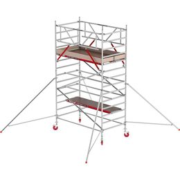 Altrex Fahrger&uuml;st RS TOWER 42 breit, Holzplattform, L&auml;nge 1,85 m, Arbeitsh&ouml;he 5,20 m