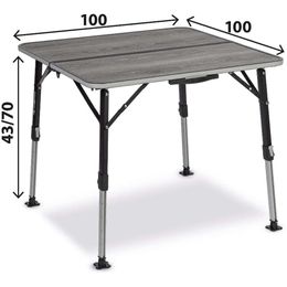 Brunner Campingtisch Elutop ComPack Square 100