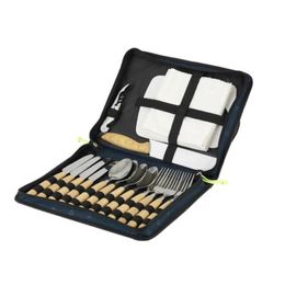 Outwell Picknick Besteck Set Morella, blau