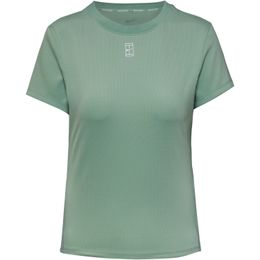 Nike W NKCT DF ADVTG SS TOP Tennisshirt Damen - Gr&ouml;&szlig;e XS - grau