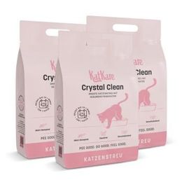 KatKare Crystal Clean Smarte Katzenstreu 3x6,2 l