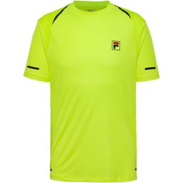 Fila Tennisshirt Herren - Gr&ouml;&szlig;e L - gelb