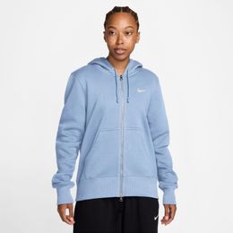 Nike Phoenix Sweatjacke Damen - Gr&ouml;&szlig;e S - blau