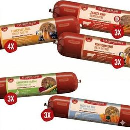 Fleischeslust Nassfutter Hund Wurst Mix-Pack 16x400 g