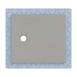Geberit CleanFloor30 Duschfl&auml;che 551003291 bodeneben, mit Dichtvlies, 80 x 90 cm, grau / matt