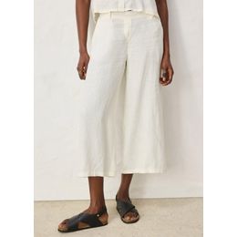 bonprix Culotte aus reinem Leinen, wei&szlig;, Gr.42, bequeme Culotte aus sommerlichen Leinen, aus Leinen