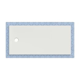 Geberit CleanFloor30 Duschfl&auml;che 551010001 bodeneben, mit Dichtvlies, 80 x 170 cm, wei&szlig; / matt