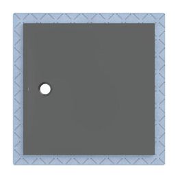 Geberit CleanFloor30 Duschfl&auml;che 551026DM1 bodeneben, mit Dichtvlies, 120 x 120 cm, graphit / matt