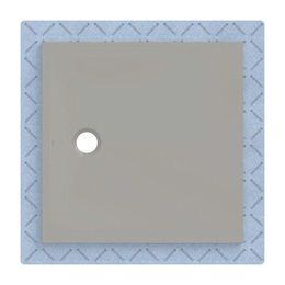 Geberit CleanFloor30 Duschfl&auml;che 551011291 bodeneben, mit Dichtvlies, 90 x 90 cm, grau / matt
