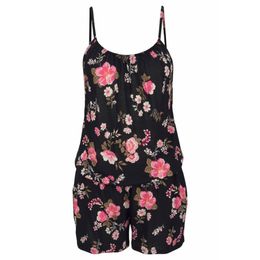 Lascana Overall Damen Gr&ouml;&szlig;e S/M rosa / schwarz