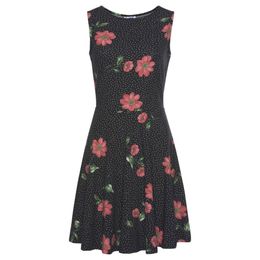 Beachtime By Lascana Strandkleid Damen Gr&ouml;&szlig;e 44 mischfarben / schwarz