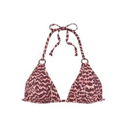 Lascana Bikinitop Damen Gr&ouml;&szlig;e 80 braun / rosa