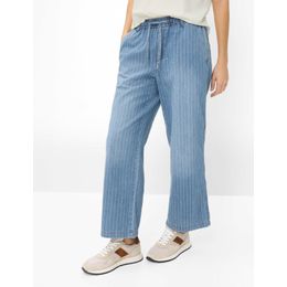Brax Damen Culotte Style MAINE S USED REGULAR BLUE, denim blau, Gr. 36K