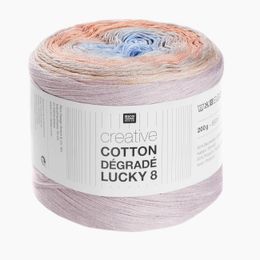 Creative Cotton D&eacute;grad&eacute; Lucky 8 von Rico Design, Marshmallow, aus Baumwolle