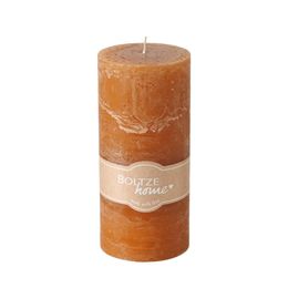 Boltze Stumpenkerze Casual 15 cm, &Oslash; 7 cm, Orange skandinavische Deko Online Shop