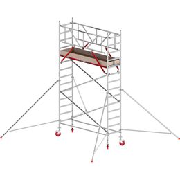 Altrex Fahrger&uuml;st RS TOWER 41 schmal, Holzplattform, L&auml;nge 1,85 m, Arbeitsh&ouml;he 5,20 m