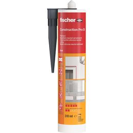 Fischer Bausilikon DBSA, Inhalt 310 ml, ab 12 Stk, schiefergrau