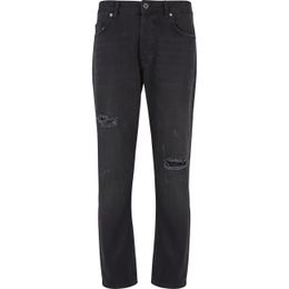 Bequeme Jeans 2Y Premium "2Y Premium Herren 2Y Boyfriend Fit Jeans", Herren, Gr. 30, Normalgr&ouml;&szlig;en, schwarz, 97% Baumwolle, 3% Elasthan, unifarben, normal, Jeans