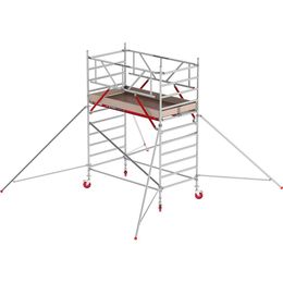 Altrex Fahrger&uuml;st RS TOWER 42 breit, Holzplattform, L&auml;nge 1,85 m, Arbeitsh&ouml;he 4,20 m