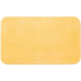 G&ouml;zze Badematte G&Ouml;ZZE "Rio Premium", gelb (sonnengelb), H:18mm, Polyester, Badematten, Badematte, Badteppich, Uni Farben, waschbar, rechteckig & rund erh&auml;ltlich