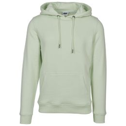 Sweatshirt Urban Classics "Urban Classics Herren Basic Sweat Hoody", Herren, Gr. XXL, light mint, 63% Baumwolle, 37% Polyester, unifarben, Sweatshirts Sweatshirt