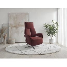 Sit & More TV-Sessel SIT & MORE "TV Lazy", merlot, B:75cm H:117cm T:85cm, Sessel, zur Auswahl mit Herz-Waage-Position