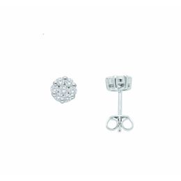 Adelia&acute;s Paar Ohrh&auml;nger ADELIA&acute;S "Ohrstecker Ohrringe 925 Silber mit Zirkonia &ndash; Silberohrringe", silber, Ohrringe, Damen, Damen, Silber 925 (Sterlingsilber), Silberohrringe