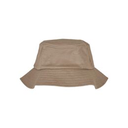 Trucker Cap Flexfit "Flexfit Unisex Flexfit Cotton Twill Bucket Hat Kids", Jungen, Gr. onesize, khaki, 98% Baumwolle, 2% Elasthan, unifarben, Caps