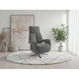 Sit & More TV-Sessel SIT & MORE "TV Lazy", anthrazit, B:75cm H:113cm T:85cm, 100% Polyester, Sessel, zur Auswahl mit Herz-Waage-Position