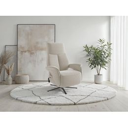 Sit & More TV-Sessel SIT & MORE "TV Lazy", creme, B:75cm H:115cm T:85cm, 100% Polyester, Sessel, mit Herz-Waage-Positon und 3 Motoren
