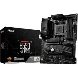 MSI Mainboard "B550-A PRO", schwarz, B:30,5cm H:6,5cm T:24,5cm, Mainboards