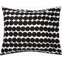 Kissenbezug Marimekko "R&Auml;SYMATTO", wei&szlig;, schwarz, B:80cm H:1cm L:80cm, Baumwolle, Obermaterial: 100% Baumwolle, Kissenbez&uuml;ge, Kissenbezug, passend zum Bettbezug R&Auml;SYMATTO