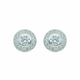 Adelia&acute;s Paar Ohrh&auml;nger ADELIA&acute;S "Ohrstecker Ohrringe 925 Silber mit Zirkonia &ndash; Silberohrringe", silber, Ohrringe, Damen, Damen, Silber 925 (Sterlingsilber), Silberohrringe