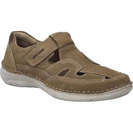 Slipper Josef Seibel "New Anvers 81, sand", Herren, Gr. 40, beige (sand), Obermaterial: 100% Rindsleder Leather cow., Schuhe Slipper