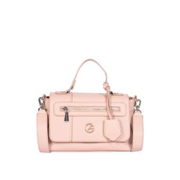 Schultertasche GATTINONI "Denise Soft Flap Bag Damen", Damen, Gr. B/H/T: 14cm x 17cm onesize, peach, PVC, Polyurethan, Taschen Schultertasche, Schultertasche Damen, Abendtasche, Fashion, Lifestyle, Sale