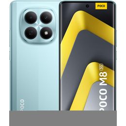 Xiaomi Smartphone "POCO M8 5G", Energieeffizienz: B (A-G), grun, 512 GB, Mobiltelefone