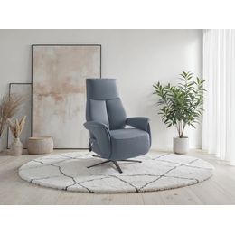Sit & More TV-Sessel SIT & MORE "TV Lazy", graublau, B:75cm H:115cm T:85cm, Sessel, mit Herz-Waage-Positon und 3 Motoren