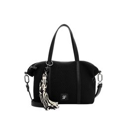 Shopper SURI FREY "Shopper SFY Gitty", Damen, Gr. B/H/T: 37cm x 23cm x 14cm 0, schwarz (schwarz 100), Polyester, Taschen Shopper