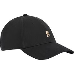 Baseball Cap Tommy Hilfiger "ELEVATED CHIC CAP", Damen, schwarz, Web, Baumwolle, unifarben, Caps, Mit festem Schirm