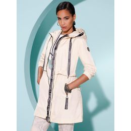 WITT Damen Kapuzenjacke mit weitenregulierbarem Koller, elfenbein, Gr&ouml;&szlig;e 38
