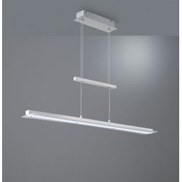 REALITY LEUCHTEN LED Pendelleuchte "Smash", grau (nickelfarben), 1, H: 150cm, 1 Stk., Leuchten, mit Touchdimmer, Lichtfarbe einstellbar, h&ouml;henverstellbar, LED Pendelleuchte