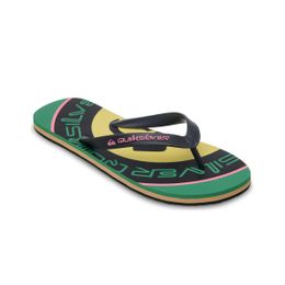 Zehentrenner Quiksilver "MOLOKAI SCREEN", Herren, Gr. 40, leprechaun, Synthetik, Schuhe Zehentrenner, Sommerschuhe