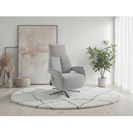 Sit & More TV-Sessel SIT & MORE "TV Lazy", silber, B:75cm H:110cm T:85cm, 98% Polyester 2% Polyamid, Sessel, mit Herz-Waage-Positon und 3 Motoren